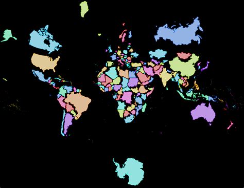 Real Size Of Countries Made By A Friend Using Meme