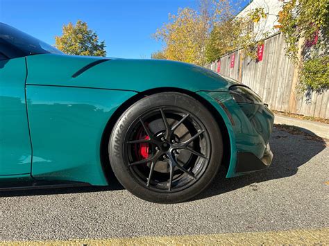 18 Titan 7 Ts 5 Rims With Crs Tires For Supra Mk5 And Bmw Z4 Car