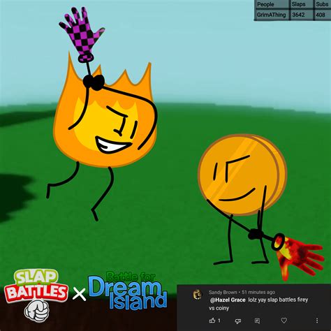 Firey And Coiny Battling It Out Art By Me Rslapbattles