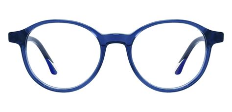 Lolo Round Prescription Glasses Blue Womens Eyeglasses Payne Glasses