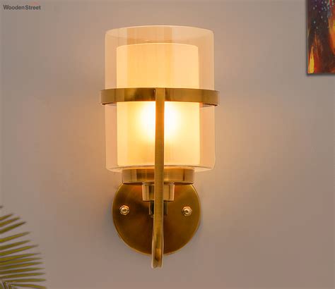 Buy Wysocki Dual Glass Shade Wall Light At 42 Off Online Wooden Street