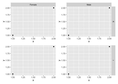 r is there a way to add facet grid type strip labels to regular plots