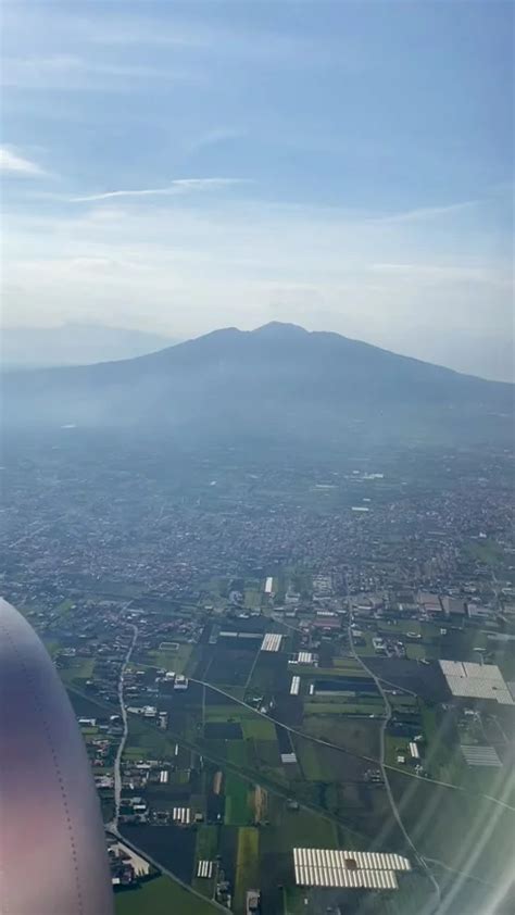 Naples Plane Landing Vertical Pov With Stock Video Pond5