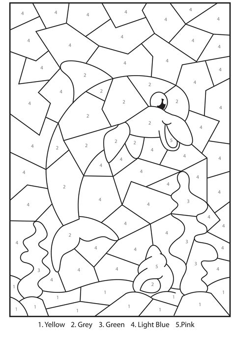 Printable Color By Number Pages
