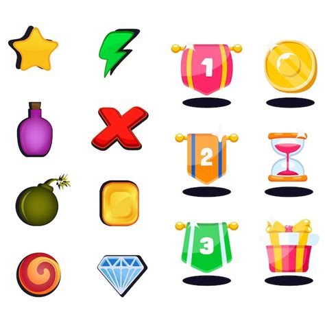 Premium Vector Set Of Minimalistic Pixel Art Vector Objects Isolated Pixel Game Buttons Video