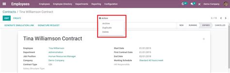 How To Manage Employee Contracts With Odoo