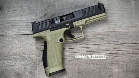 Walther Pdp Full Size 4 5 Jdm Jade Pistol Cerakote Services