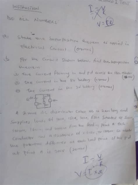 State The Superposition Theorem As Applied In Electrical Circuit 04 Mar