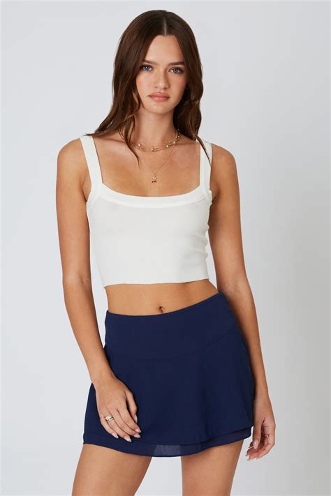 Double Layered Skort Cotton Candy La