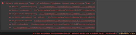 编写effect报错：error Cannot Read Property Type Of Undefined Typeerror