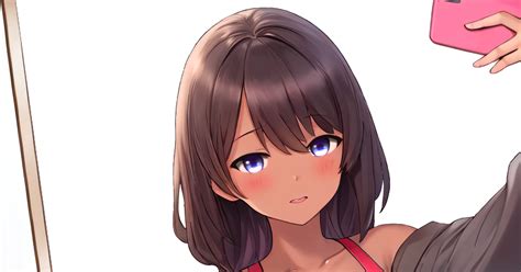 オリジナル 競泳水着自撮り 虎頭アルカ（とらず ）のイラスト Pixiv