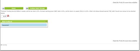 Solved Check My Work No More Tries Available EBookProblem Chegg Com