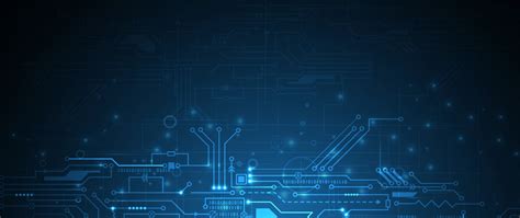 Background Technology Electronic Circuit Design Vector Image