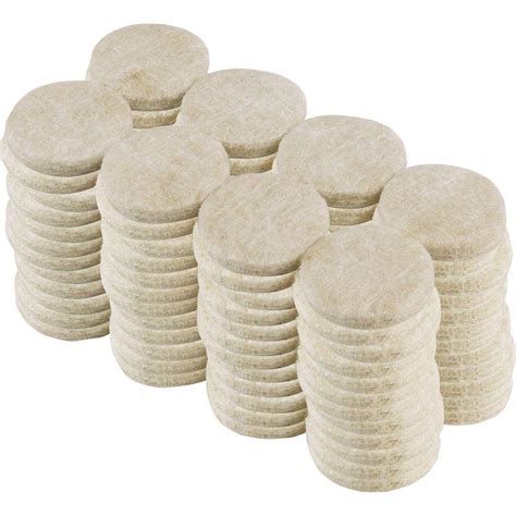 Everbilt 1 In Beige Heavy Duty Self Adhesive Felt Pads 96 Pack 49882