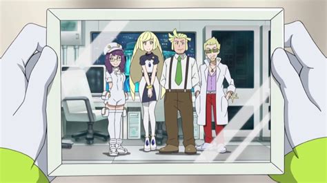 Lusamine Aether Foundation Employee Wicke Faba And Mohn Pokemon