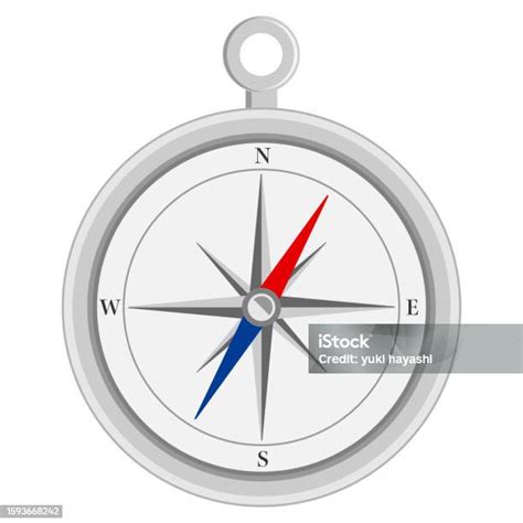 Vector Illustration Of A Compass向量圖形及更多交通要道圖片 交通要道 冒險 剪裁圖 Istock