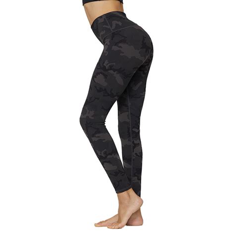 Camouflage Print Buttery Soft Yoga Pants High Waisted Gym Leggings For