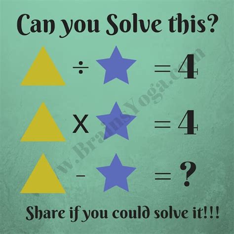 Maths Picture Puzzle Question