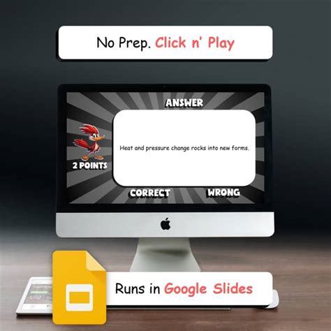 Rock Cycle Wing Nuts Science Game No Prep Grade 7 Review Tpt