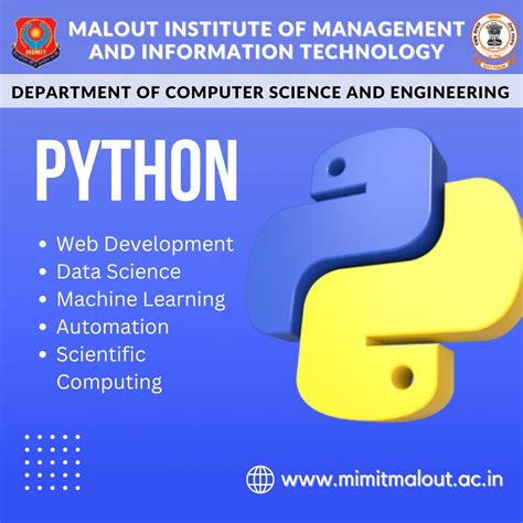 How Python Is A Versatile And Powerful Programming Language Cse Department Mimit Malout