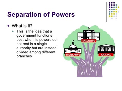 Separation Of Powers And Checks And Balances