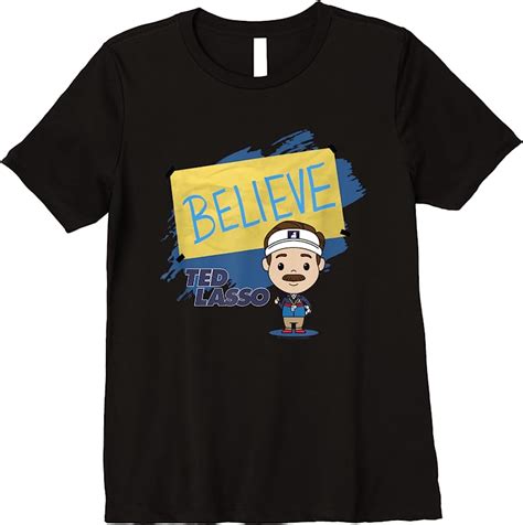 Ted Lasso Believe Motivational Chibi Logo T Shirts Teesdesign