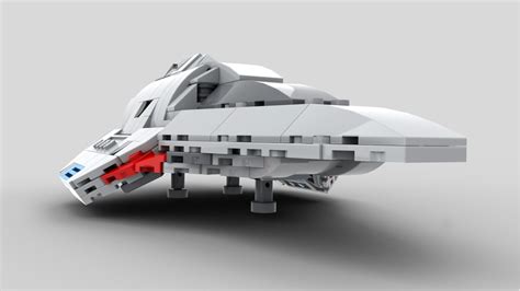 Lego Moc Star Trek Voyager — The Delta Flyer By Skyfox2k Rebrickable