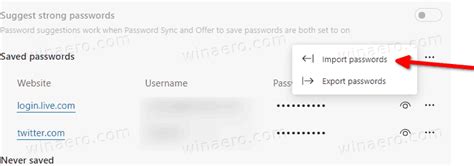 How To Import Passwords From Csv File In Microsoft Edge