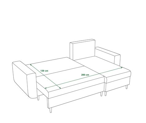 Rohová Rozkládací Sedačka Felisa Zelená