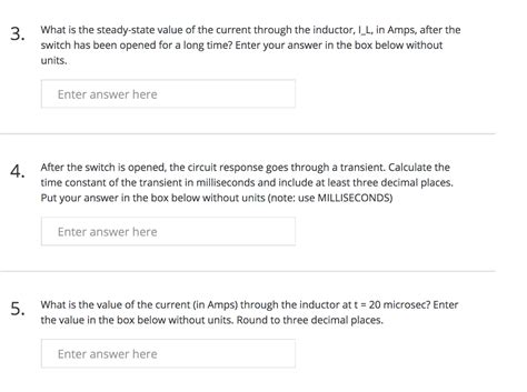 Solved Use The Circuit Below For The Following Questions Chegg Com