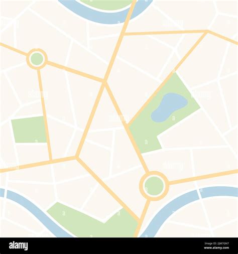 Abstract City Map Seamless Pattern Roads Navigation GPS Use For