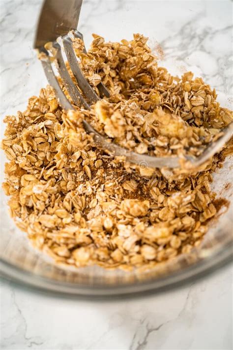 Banana Oatmeal Muffins Stock Image Image Of Steel Bread 274220611