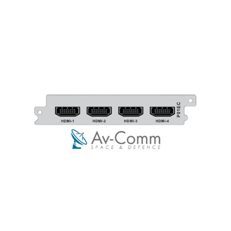 PBI P01EC Quad HDMI MPEG 2 H 264 HD SD Transcoder Encoder Module Av Comm Space Defence