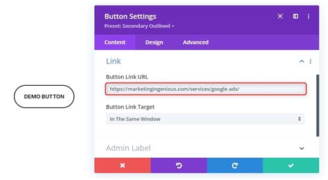 How To Add Link To Button With Divi Builder Marketing Ingenious