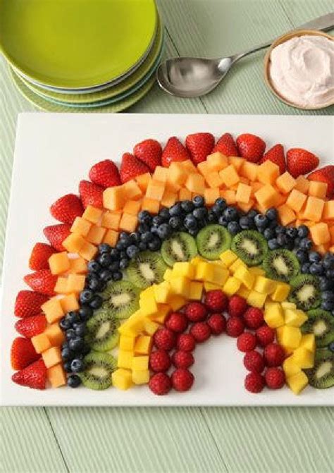 Rainbow Fruit Salad With Strawberry Dip Recipe Rainbow Fruit Kraft