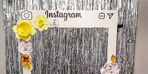 Floral Instagram Themed Photo Booth Balloon Decoration In Hyderabad