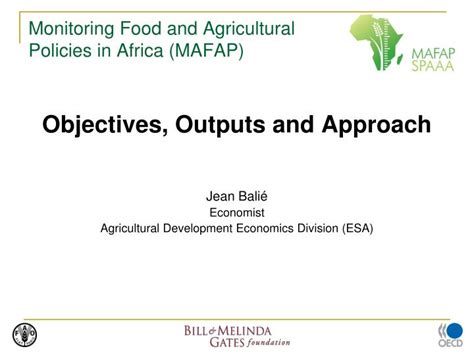 Ppt Monitoring Food And Agricultural Policies In Africa Mafap