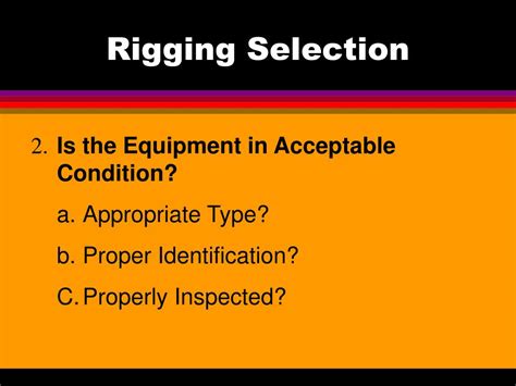 PPT Safe Rigging Practices PowerPoint Presentation Free Download ID