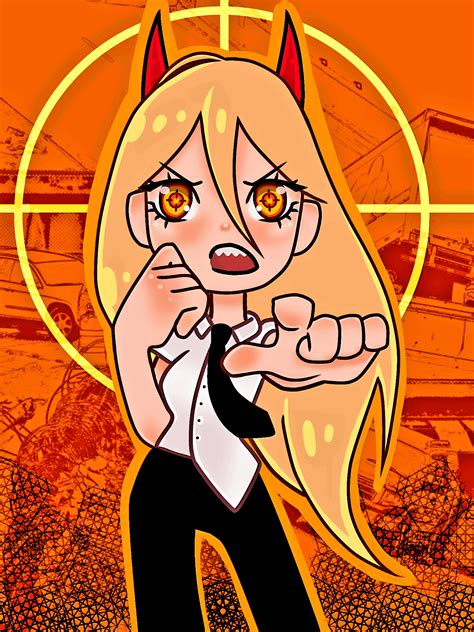 Drew A Lil Power Fanart Today Rchainsawman