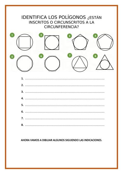 POLIGONOS INSCRITOS Y CIRCUNSCRITOS material didáctico de las