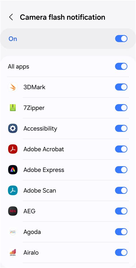 Galaxy S24 How To Enable Flash Notifications Talk Android