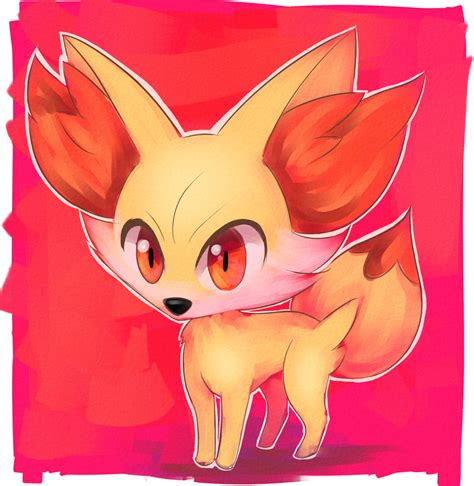 Fennekin Fennekin Sitting Realistic Fennekin Fennekin Art