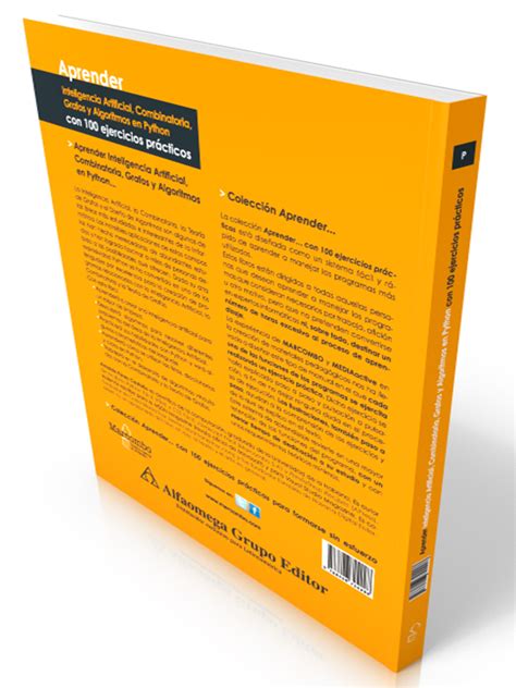 Aprender Inteligencia Artificial Combinatoria Grafos Y Algoritmos En Python Con 100 Ejercicios