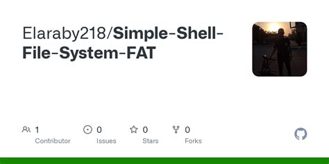 Github Elaraby218simple Shell File System Fat