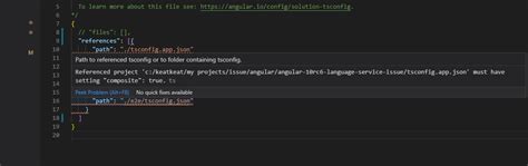 V0 1000 0 Does Not Support Solution Style Tsconfig Issue 824