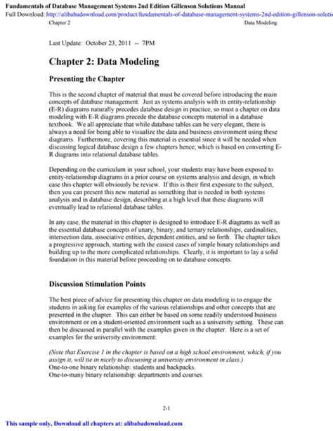 Fundamentals Of Database Systems Questions And Answers Pdf