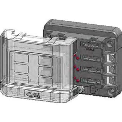Relaxn 6 Way Circuit Modular Design Blade Fuse Blocks
