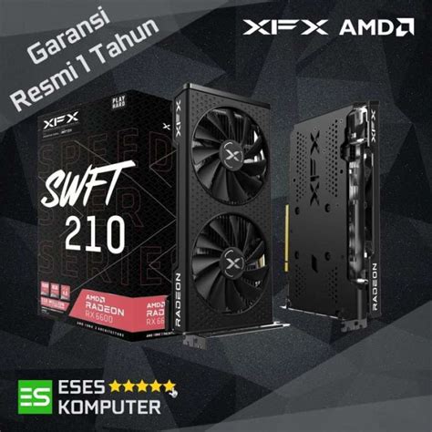 Jual Vga Xfx Amd Radeon Rx 6600 Speedster Swft 210 Core 8gb Gddr6 Rdna2 Di Seller Eses