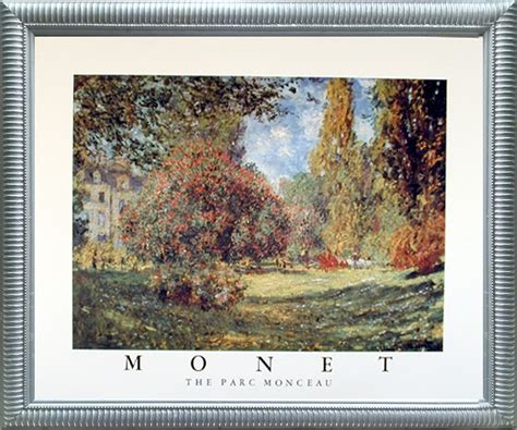 Framed Wall Decor Claude Monet The Parc Monceau 1876 Impressionist