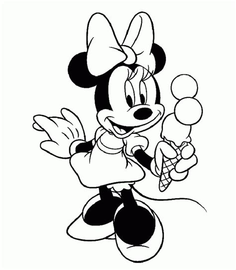 Minnie Mouse Coloring Pages Free Printable